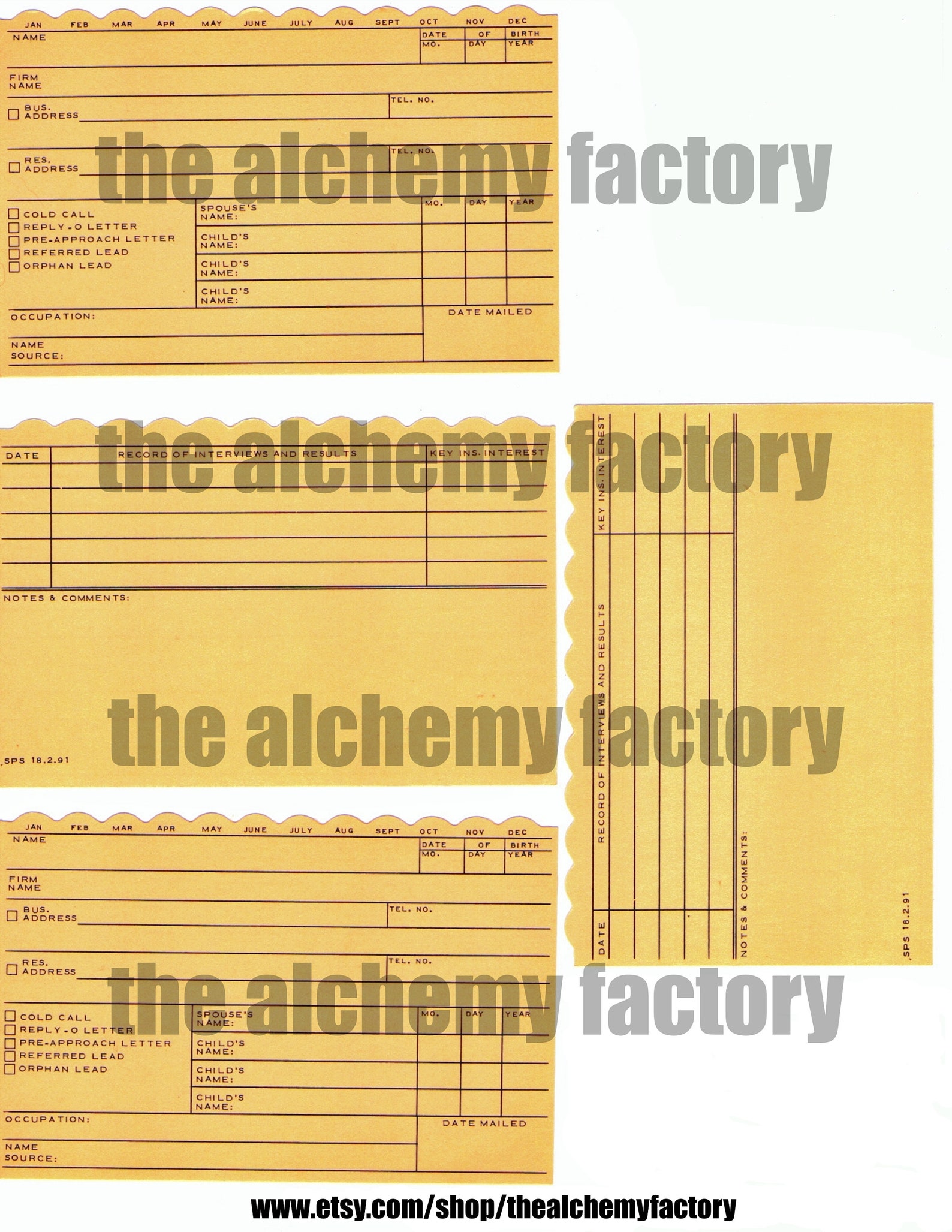 Digital Vintage Index Card, Vintage Style Journaling Cards, Junk ...