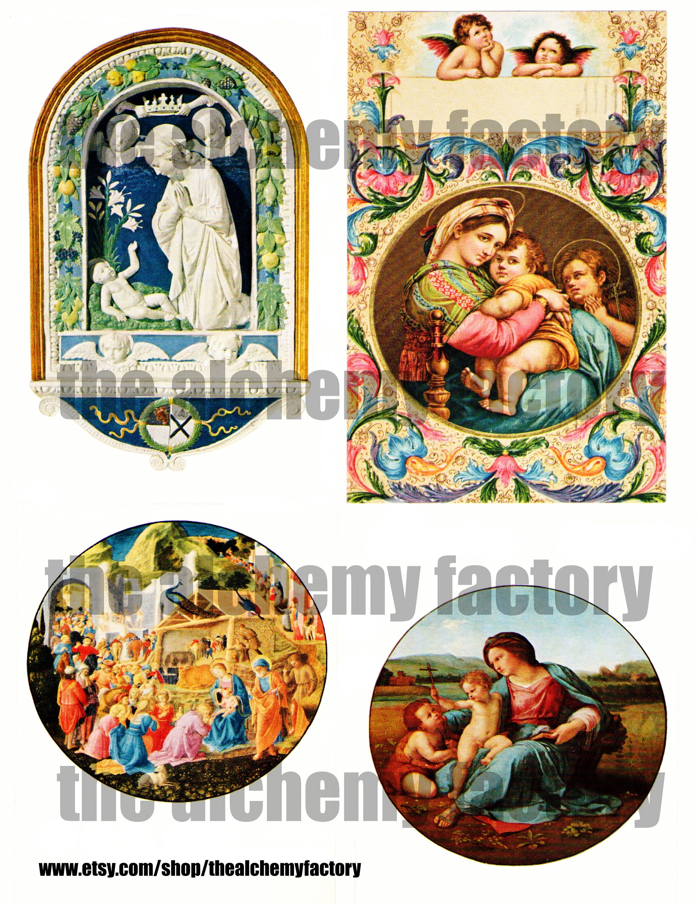 Digital Vintage Religious Images Vintage Style Journaling - Etsy