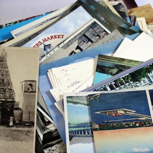 Random Set of 20 Postcards From the 50s, 60s, 70s, 80s, and 90s Vintage ...