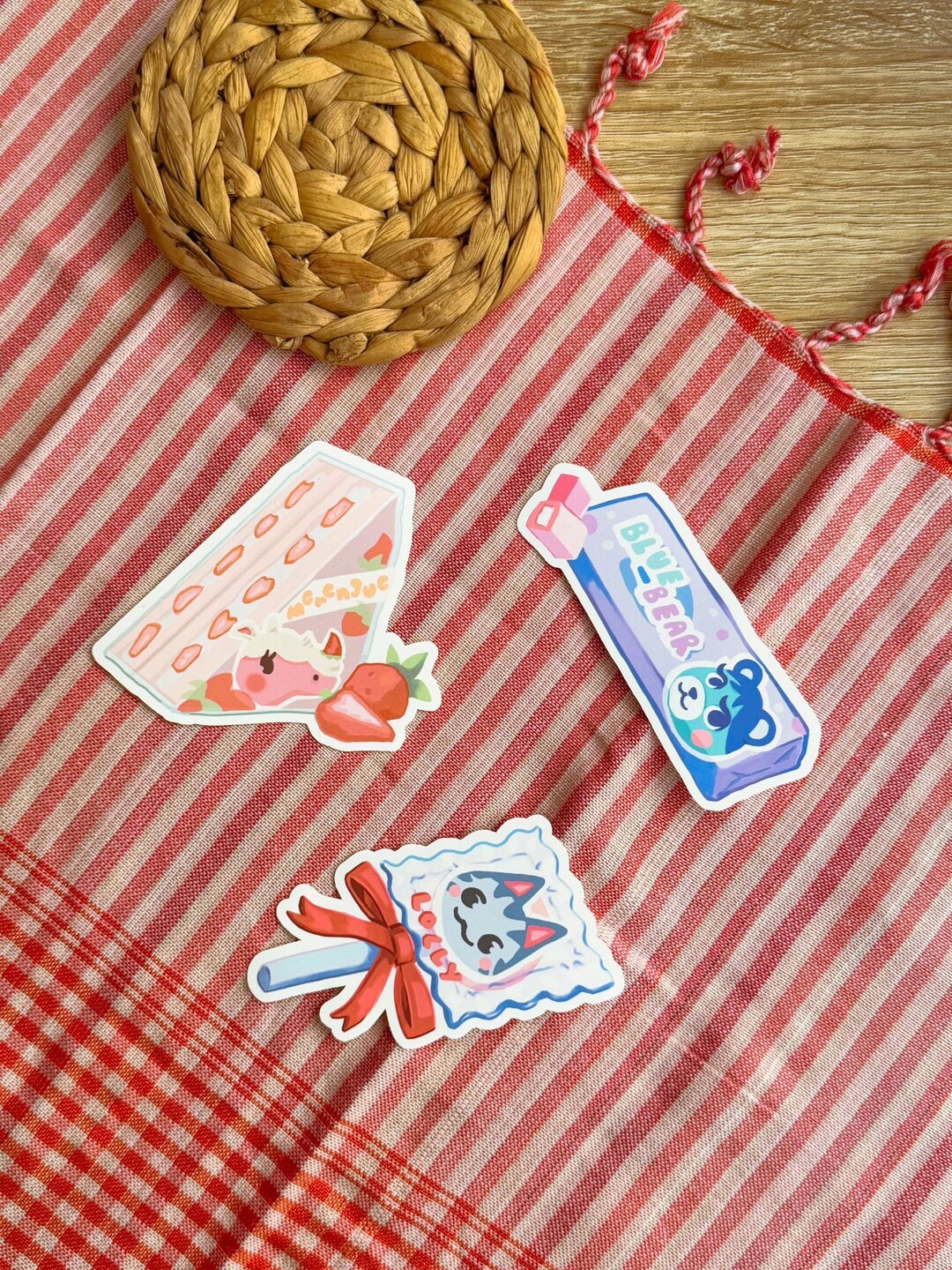 Animal Sweets Sticker Set – Waterproof, Gaming Inspired - Etsy