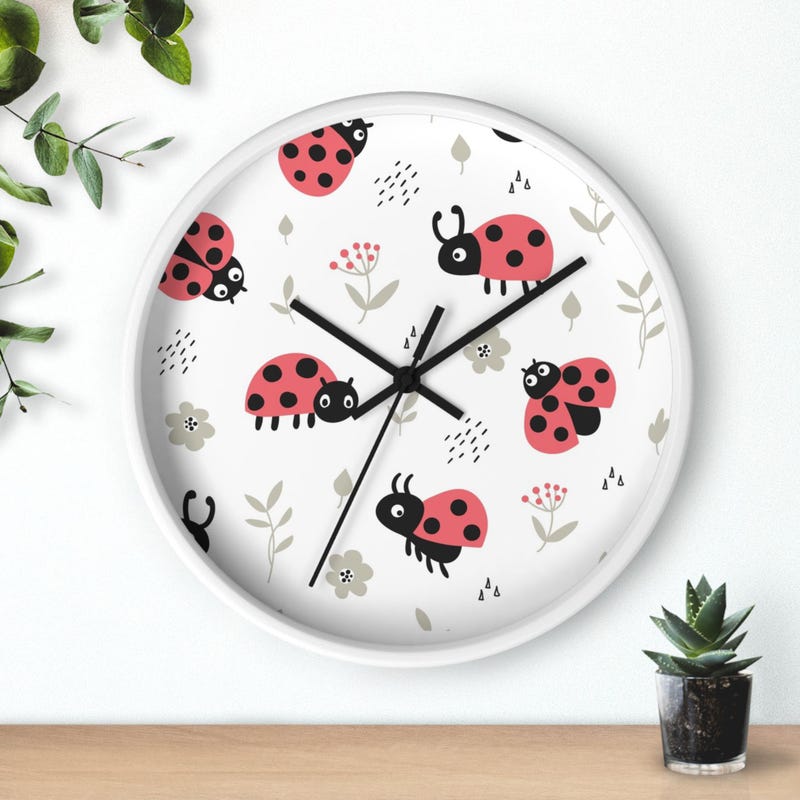 Ladybug Clock - Etsy