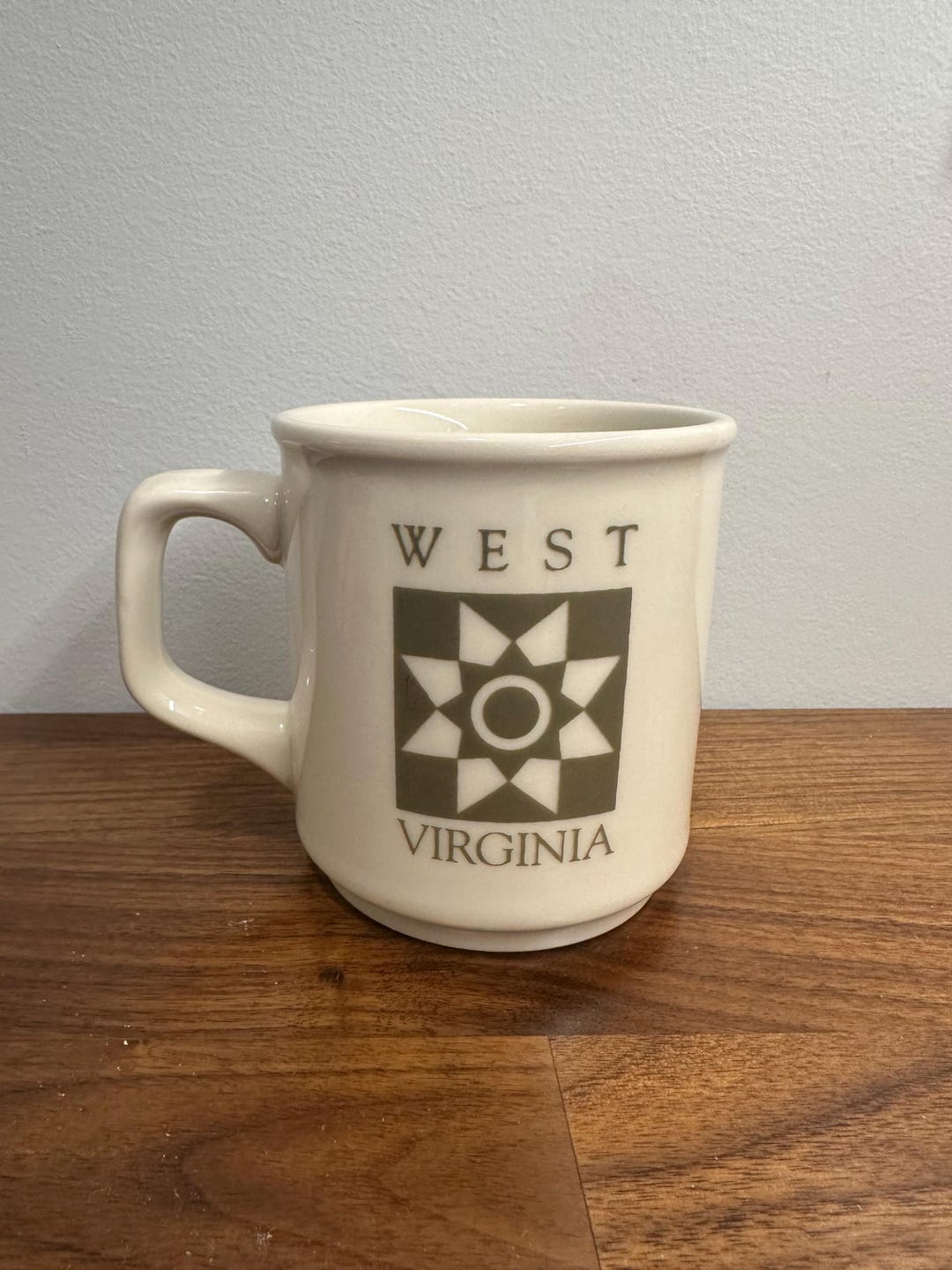 Vintage West Virginia Quilt Pattern Coffee Cup, Coffee Mug - Etsy