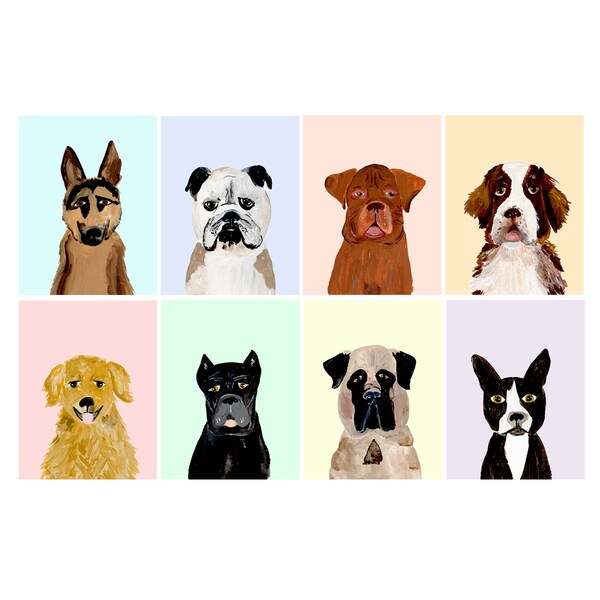 Dog Postcard - Etsy