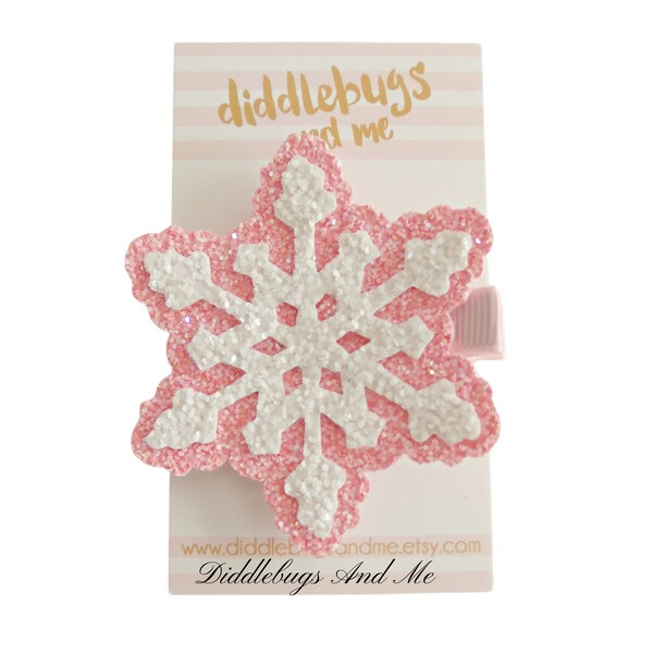 Snowflake Hair Clip - Etsy