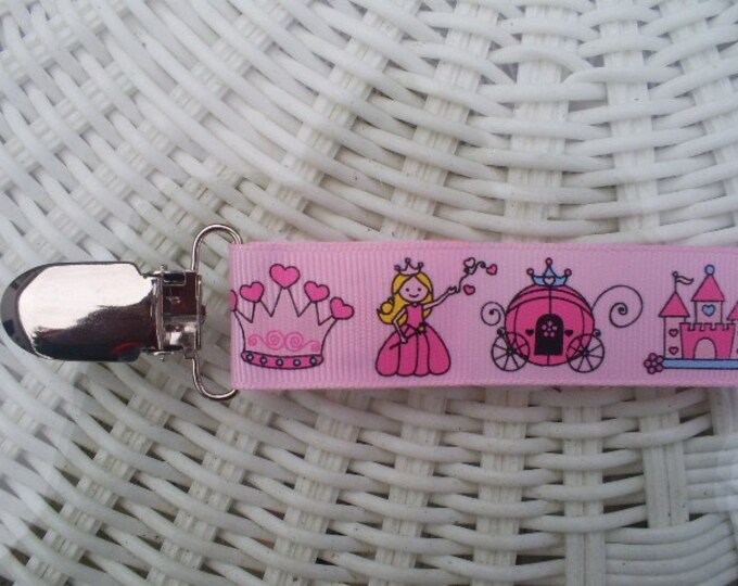 Princess, Castles and Crowns Paci Clip - Etsy