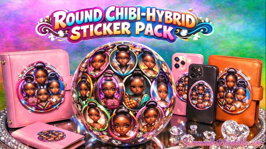 CHIBI HD Sticker Pack (10) - Etsy