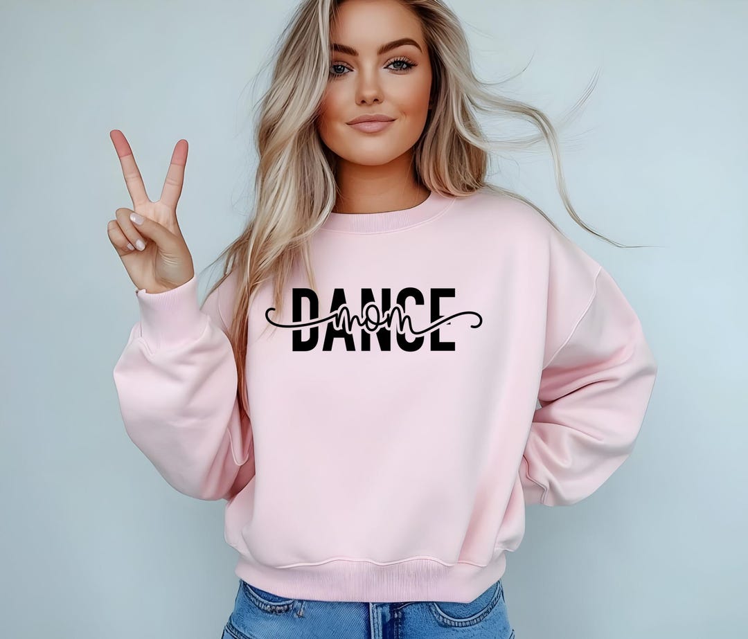 Custom Retro Dance Mom Front and Back Printed Shirt, Retro Dance Mama ...