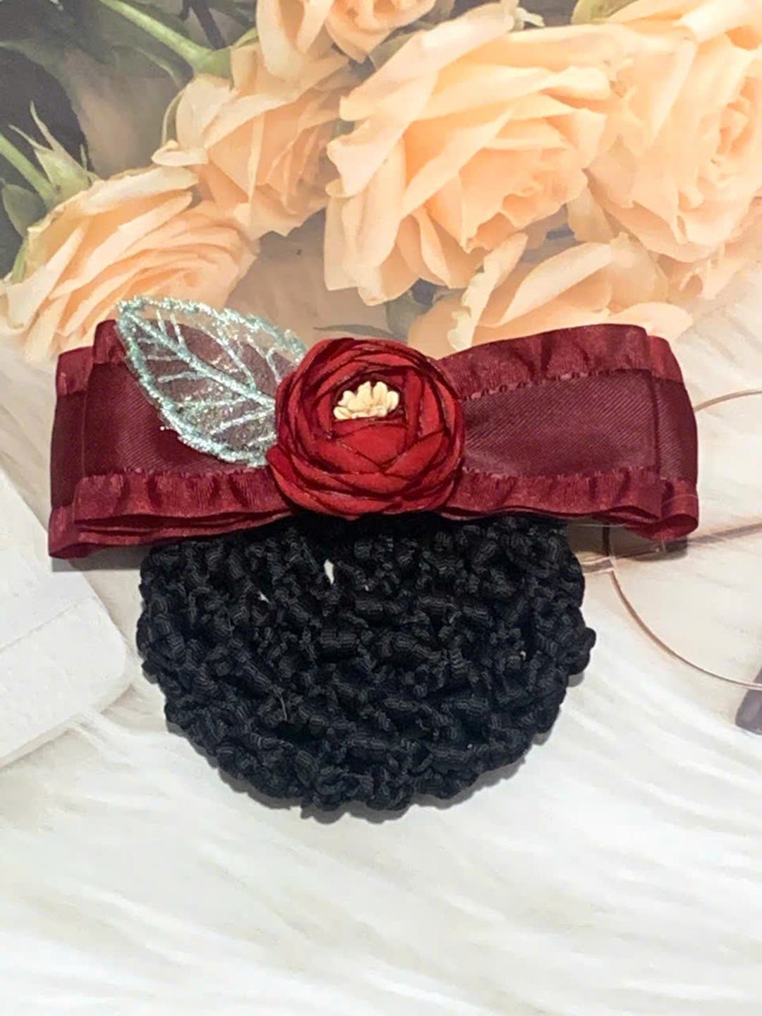 Mesh Hair Bun Holder Stylish Hair Net Bun Maker, Easy Updo Accessory ...