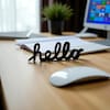 Apple Hello Poster, Apple Logo Poster, Rainbow Apple Logo, Apple Wall ...