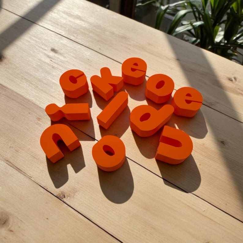 3D Printed Nickelodeon Logo Letters – Freestanding – Custom Color - Etsy