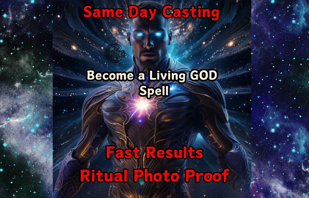 Custom Spell Become a LIVING GOD Spell - Etsy