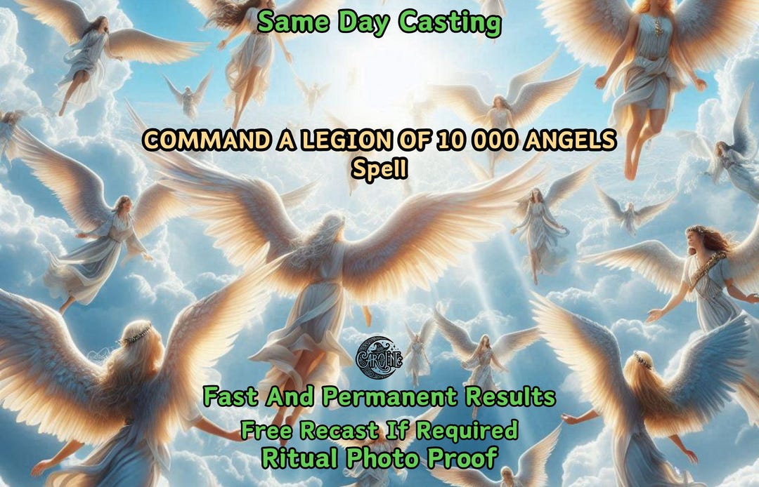 Command a Legion of 10 000 Angels, Sacred Angelic Pact Spell, Divine ...