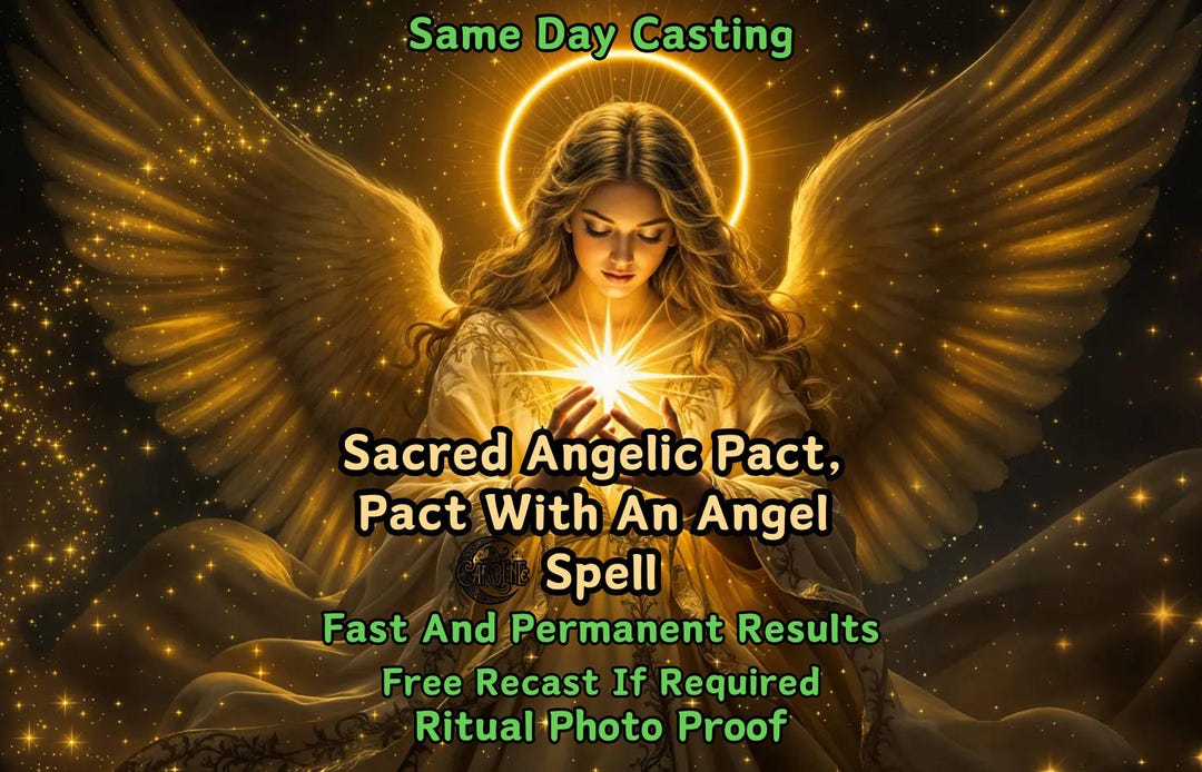 Sacred Angelic Pact Spell, Pact With an Angel, Divine Protection ...