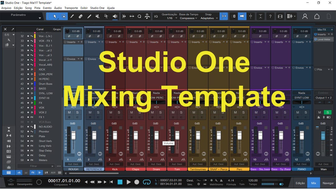 Template Mixing Studio One - Etsy