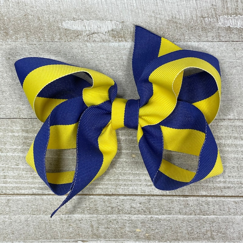 Yellow Hair Bow - Etsy