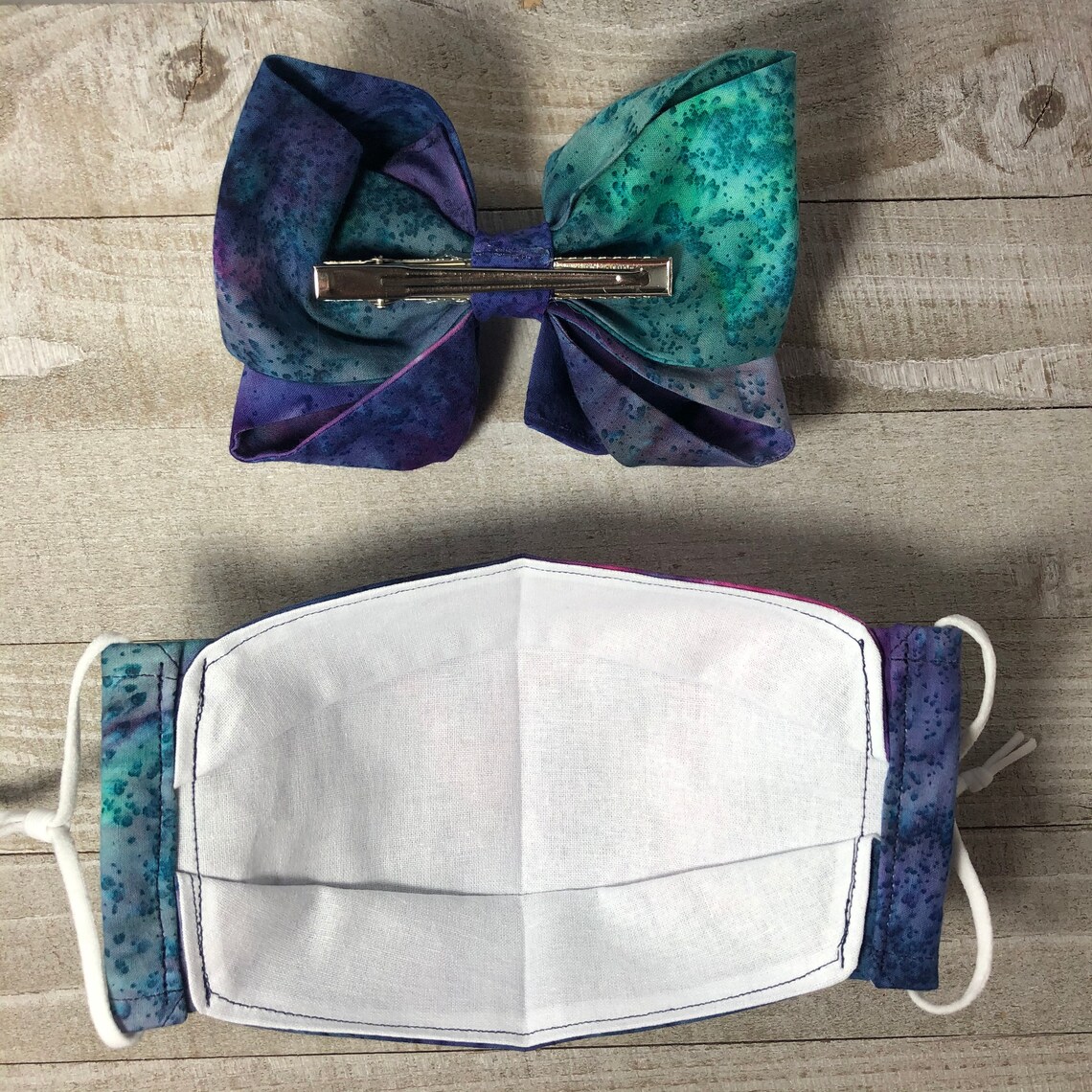 Matching Bow and Mask | Etsy