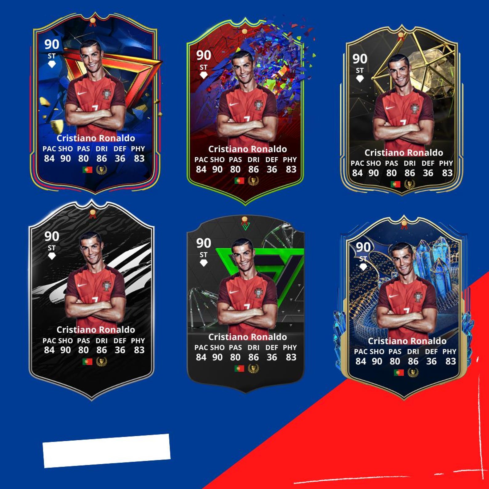 FIFA Card Canva Template 2025 Football Ultimate Team Player Cards | 135 ...
