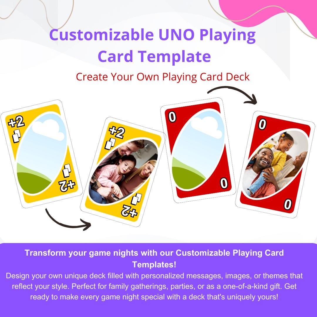 Customizable Playing Cards Template in Canva | Create Your Own Playing ...