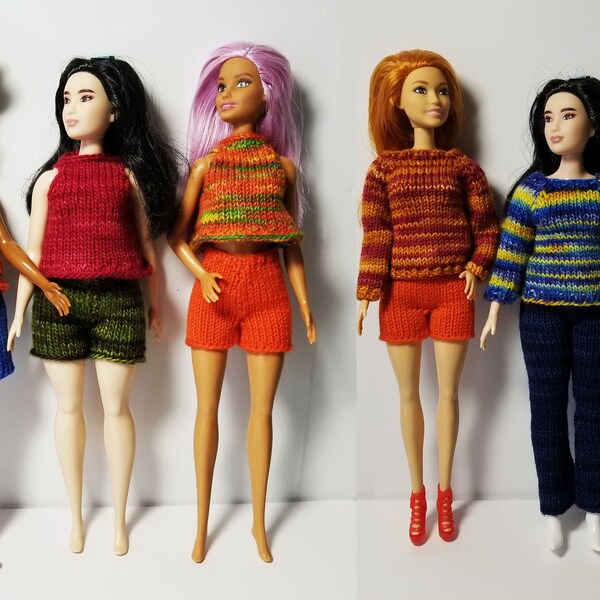 Knit Barbie Pattern - Etsy