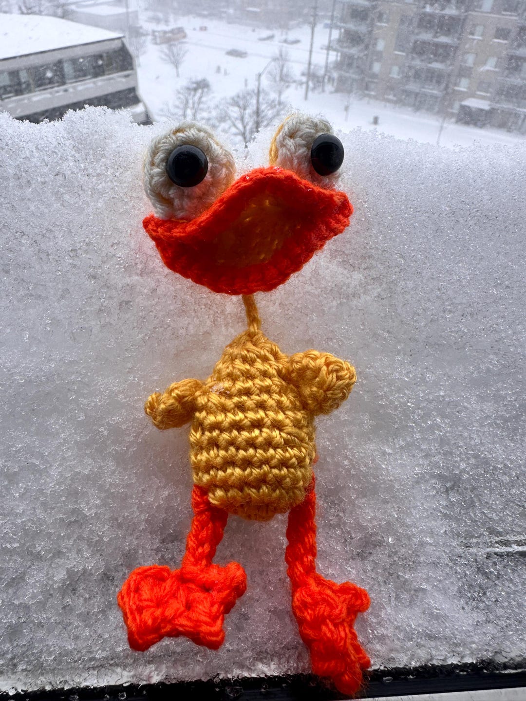 Crochet Wacky Ducky Emotional Support Keychain / Bag Charm - Etsy