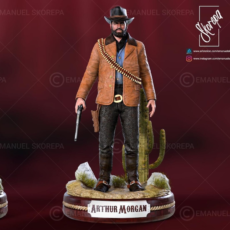 Arthur Morgan Figure - Etsy