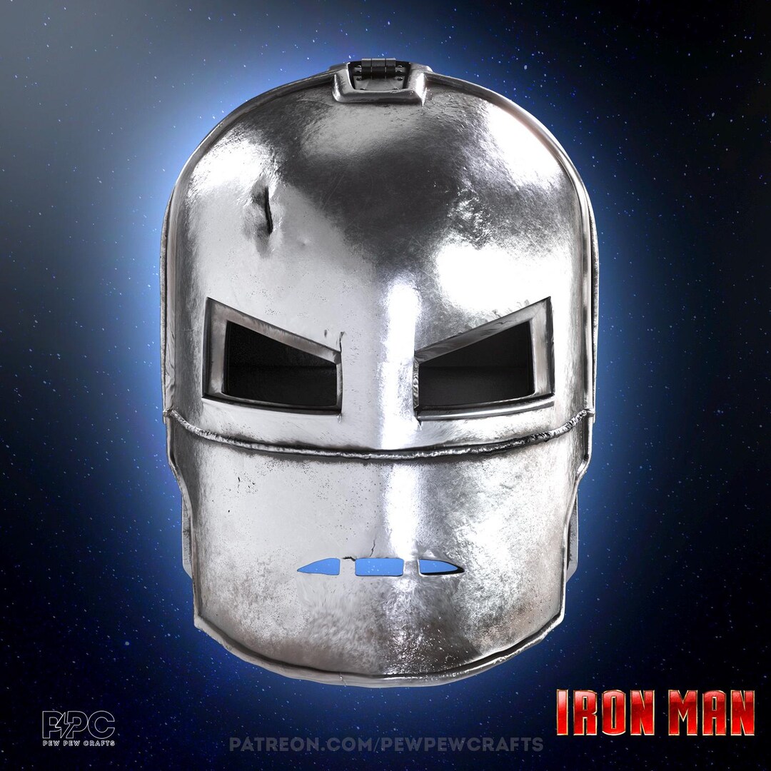 Iron Man Mark 1 Helmet Iron Man Avengers DIY 3D Printed Kit for Cosplay ...