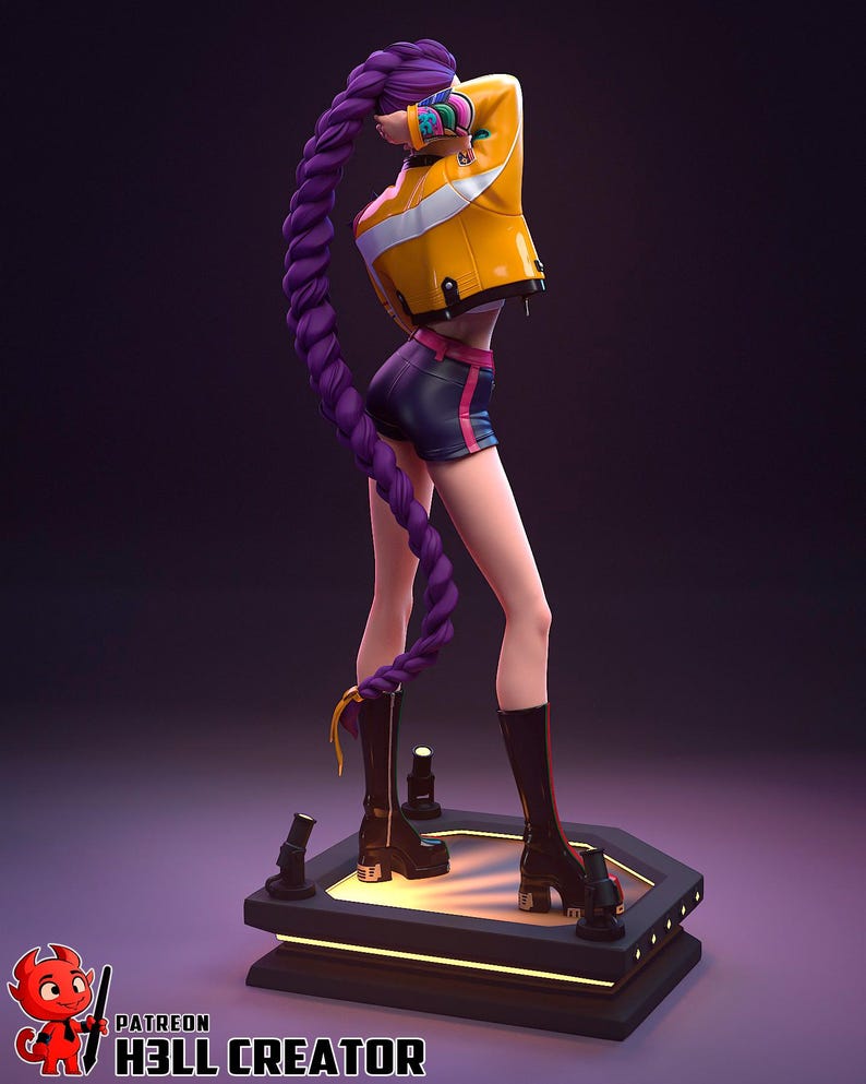 Rumi Model K-pop Demon Hunters Figurine Hand Painted FDM 3D Printed 15 ...