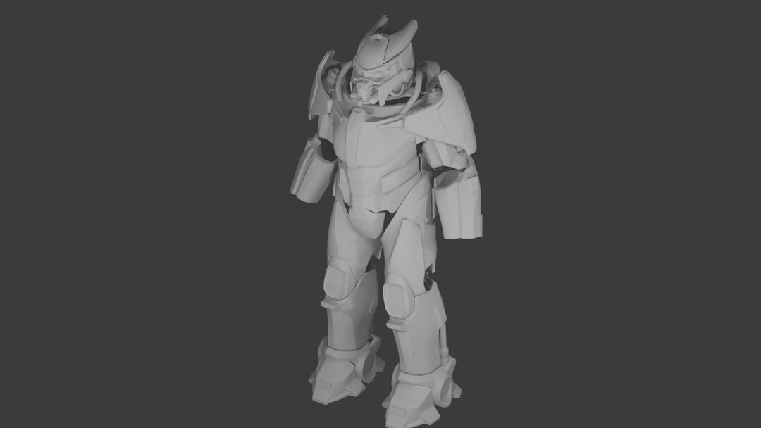 X-02 Power Armor 3D Model STL for 3D Printing Cosplay and Decor - Etsy