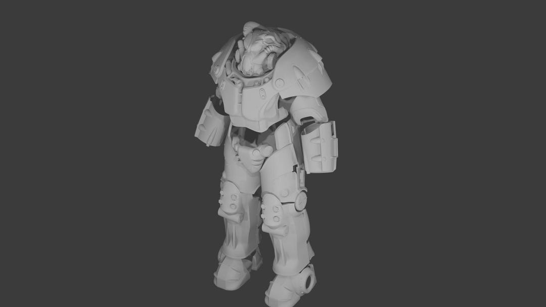 X-01 Power Armor 3D Model STL for 3D Printing Cosplay and Decor - Etsy