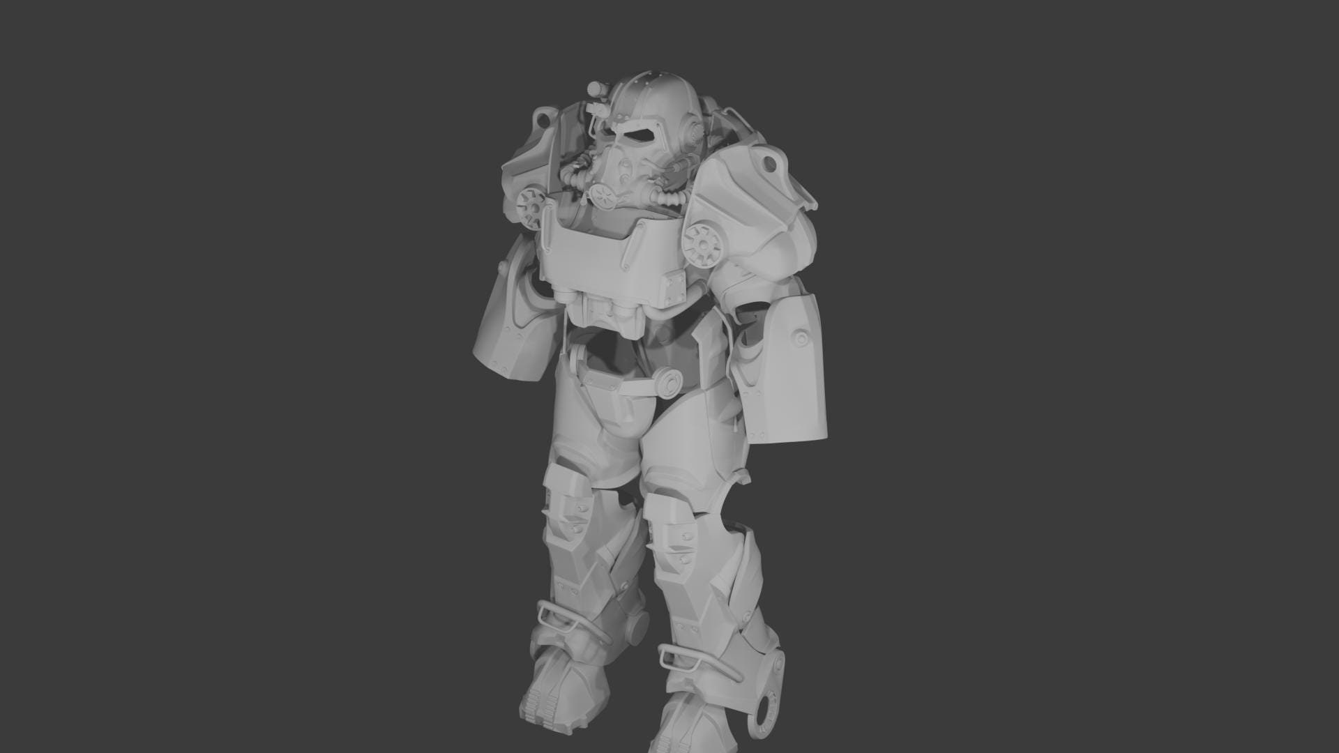 T-60 Power Armor 3D Model STL for 3D Printing Cosplay and Decor Fanart - Etsy