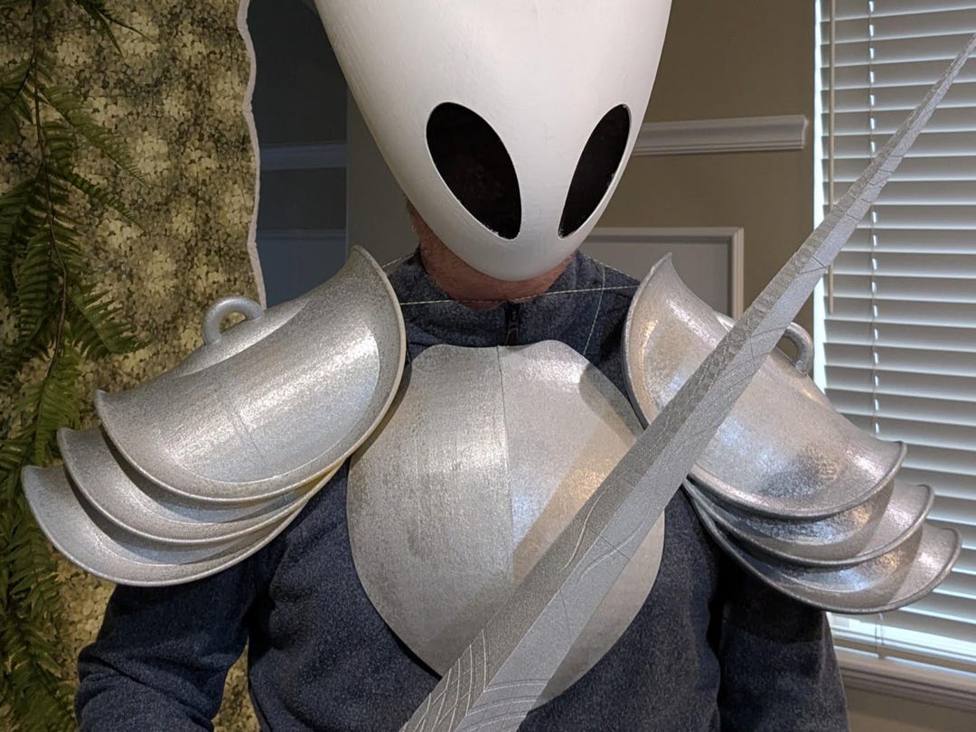 Pure Vessel Armor Hollow Knight Silksong DIY 3D Printed Kit for Cosplay ...