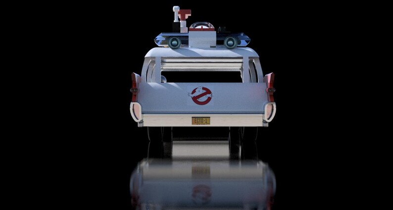 Ecto-1 Hearse Car Ghostbusters 3D Model STL for 3D Printing Cosplay and ...