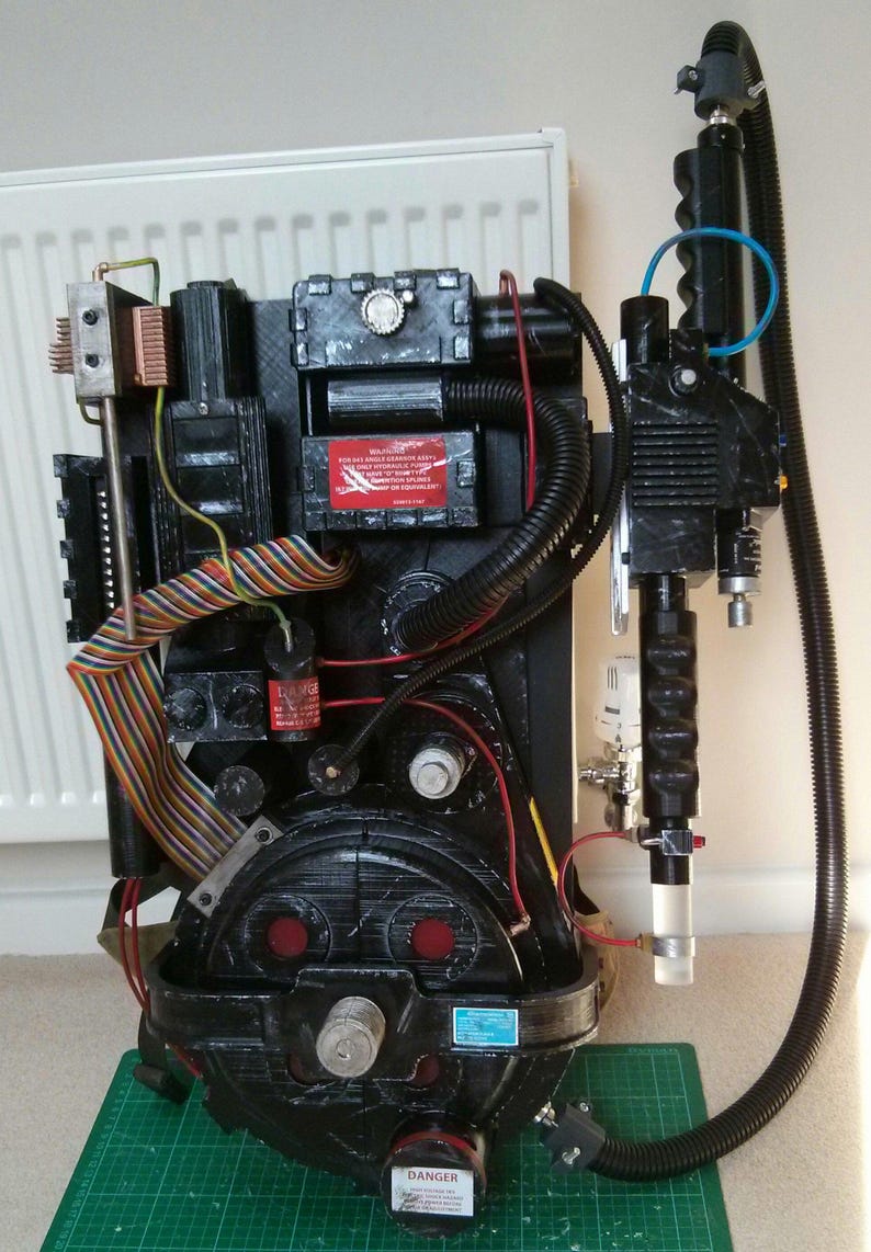 Proton Pack Ghostbusters 3D Model STL for 3D Printing Cosplay and Decor ...