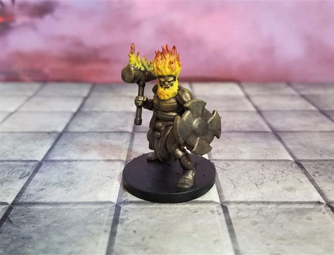 Azer Mini Figurine DND D&D Miniature Hand Painted FDM 3D Printed - Etsy