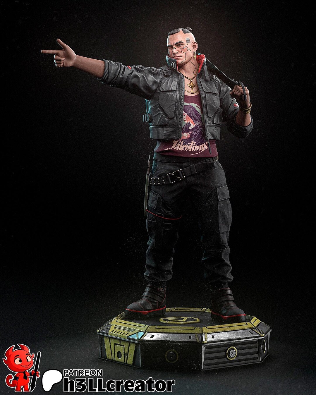 Jackie Welles 1/12 Model Cyberpunk 2077 Edgerunners Figurine Hand ...