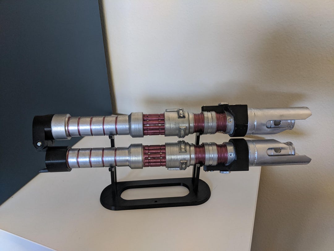 Dark Side Rey Lightsaber Star Wars DIY 3D Printed Kit for Cosplay - Etsy