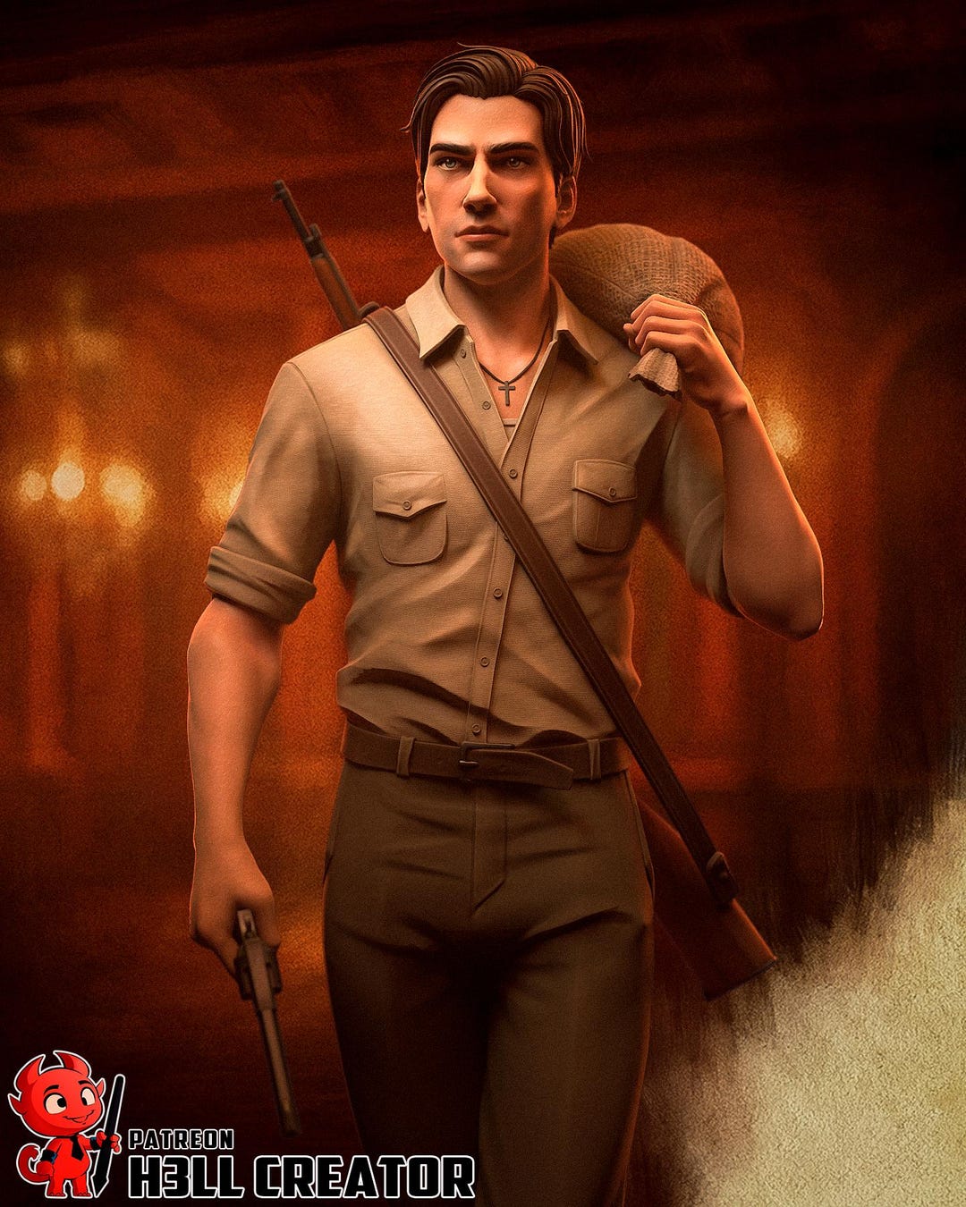 Enzo Favara Model Mafia: the Old Country Figurine Hand Painted FDM 3D ...