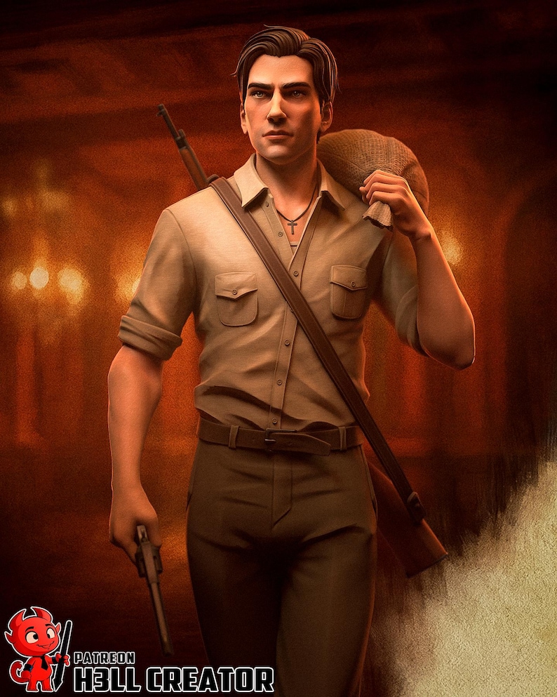 Enzo Favara Model Mafia: the Old Country Figurine Hand Painted FDM 3D ...
