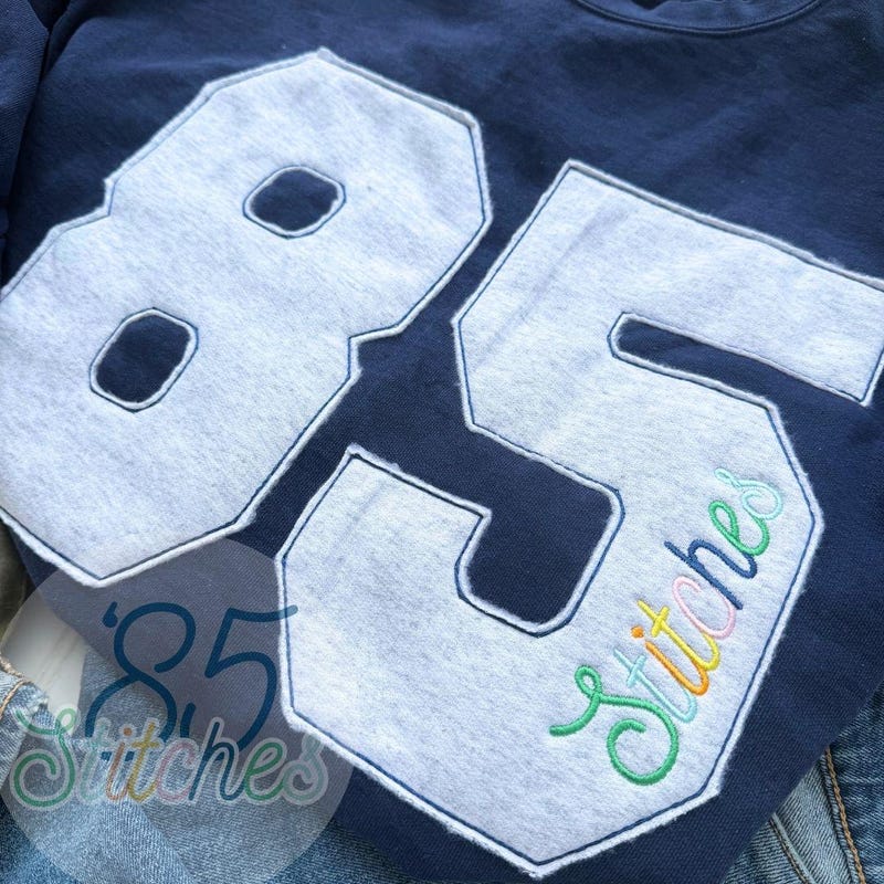 Athlete Number Sweatshirt - Etsy