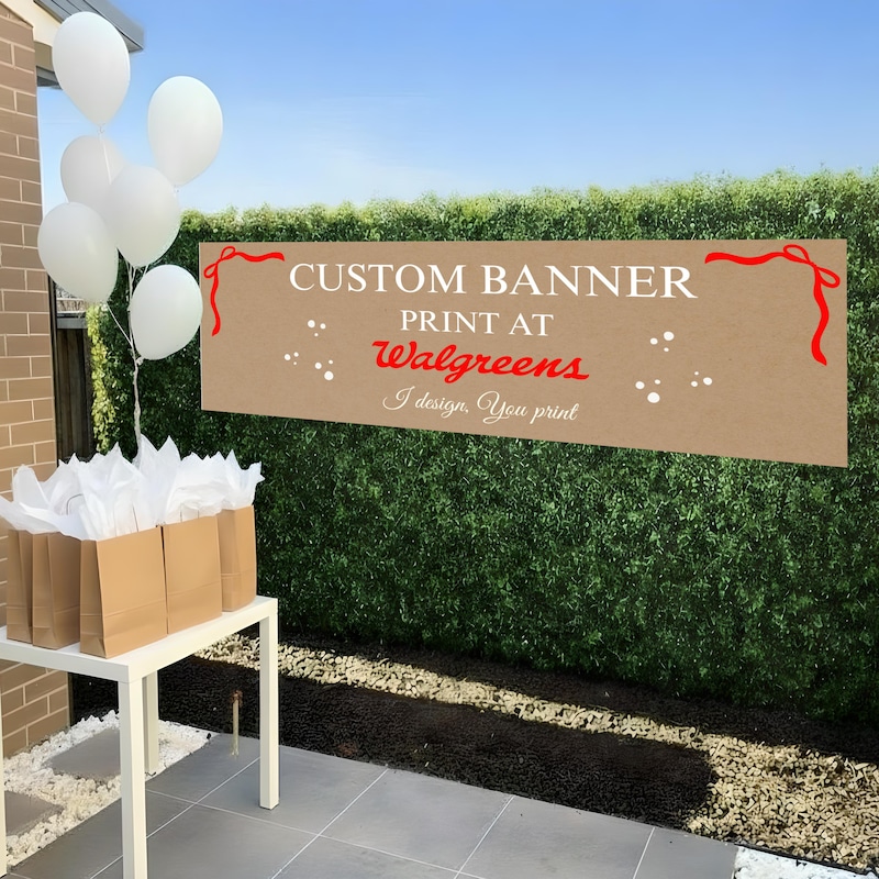 Painted Brown Paper Signs - Etsy