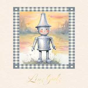 8 Wizard of Oz Watercolor Characters Gallery Bundle︳emerald City︳wicked ...