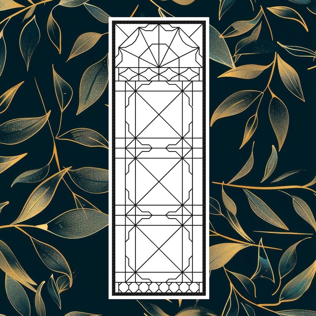 Blackwork Bookmark Pattern Persephone Printable PDF - Etsy