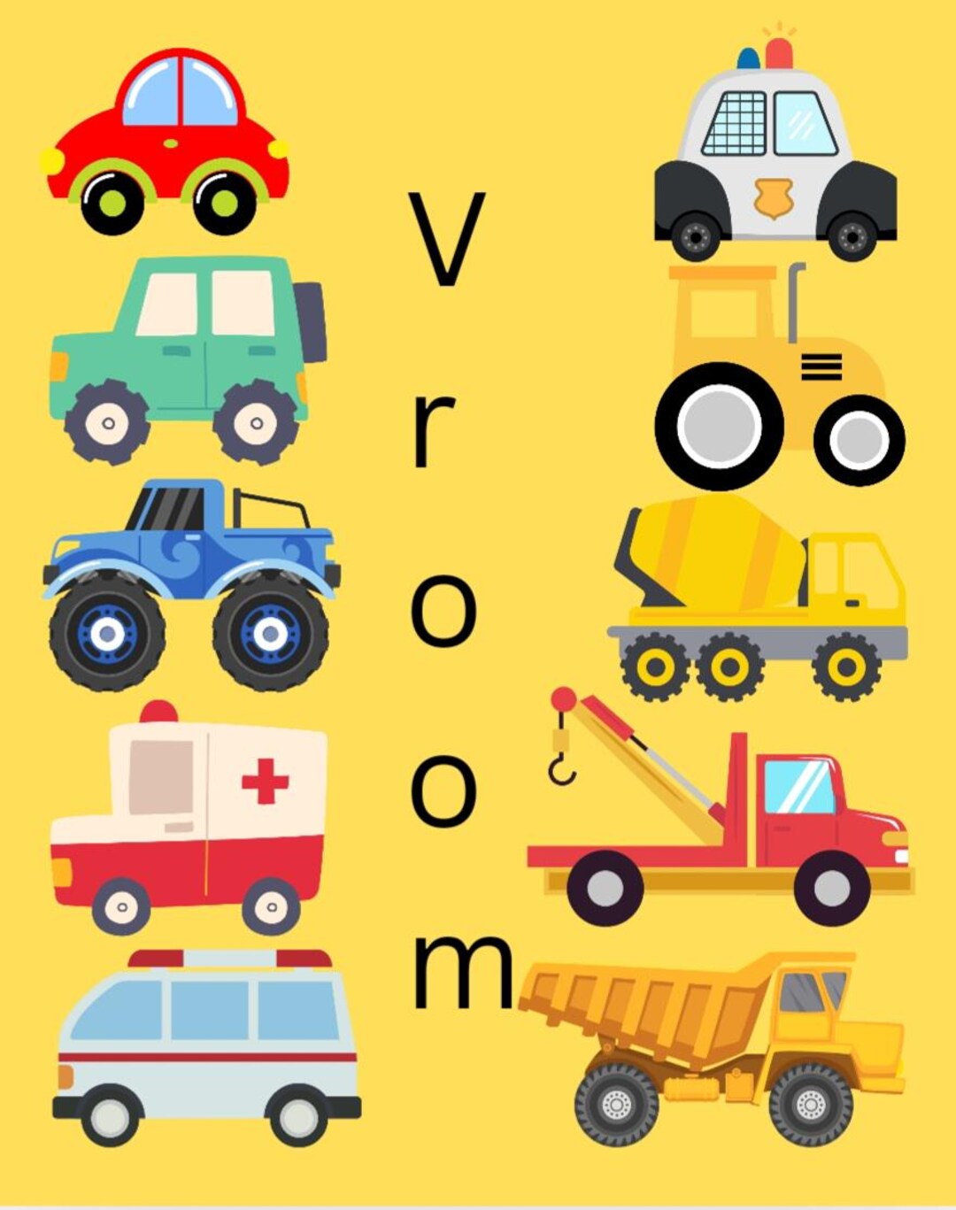 Animated Quote Vroom Picture List of Different Automobiles Digital ...