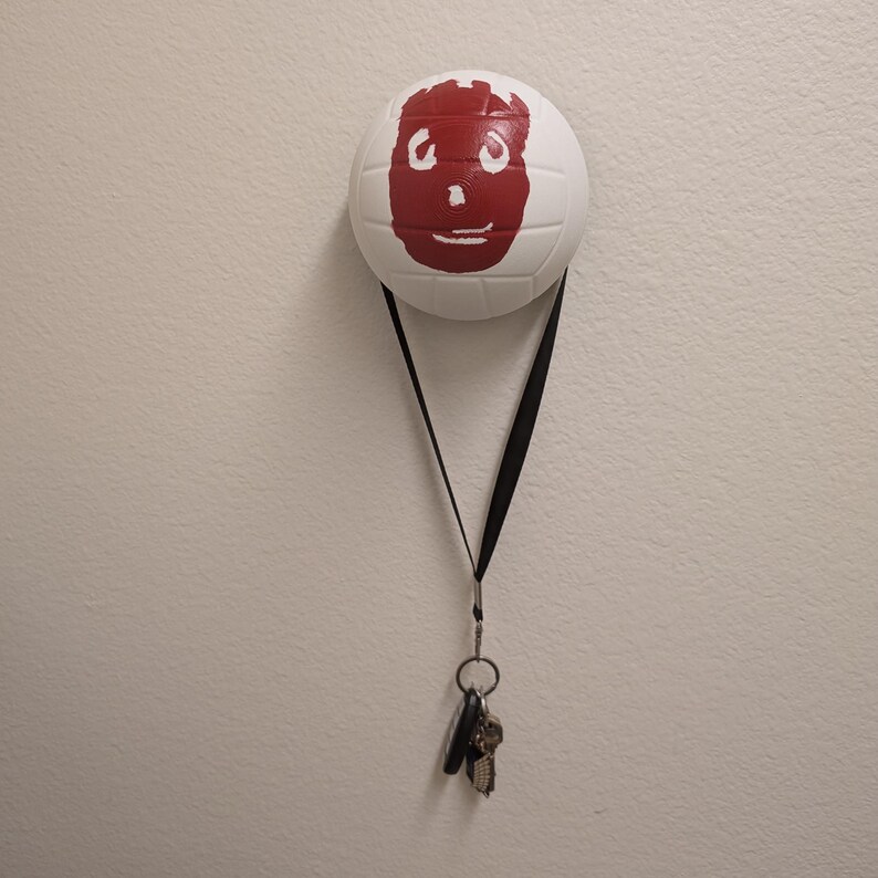 Wilson From Castaway: Wall Mounted 3D Printed Volleyball - Etsy