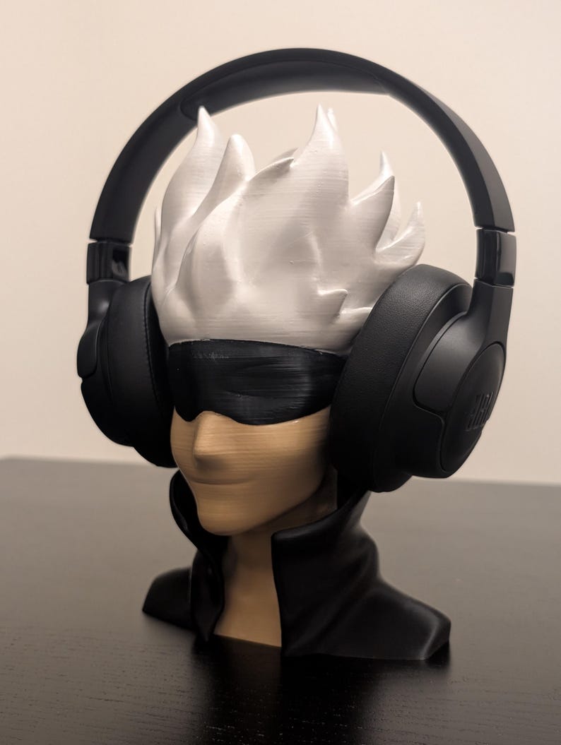 Satoru Gojo Headphone Stand: Jujutsu Kaisen Anime Gift, Desk Decor - Etsy