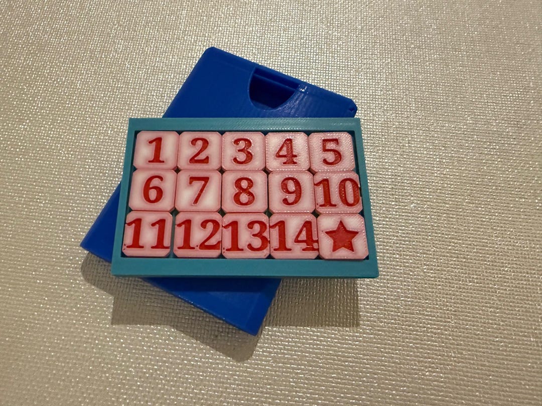 Number Jumble Puzzle: 3D Printed Sliding Tile Game - Etsy