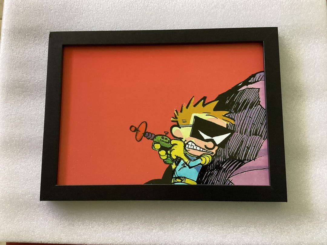Calvin and Hobbes Spaceman Spiff Framed Print - Etsy