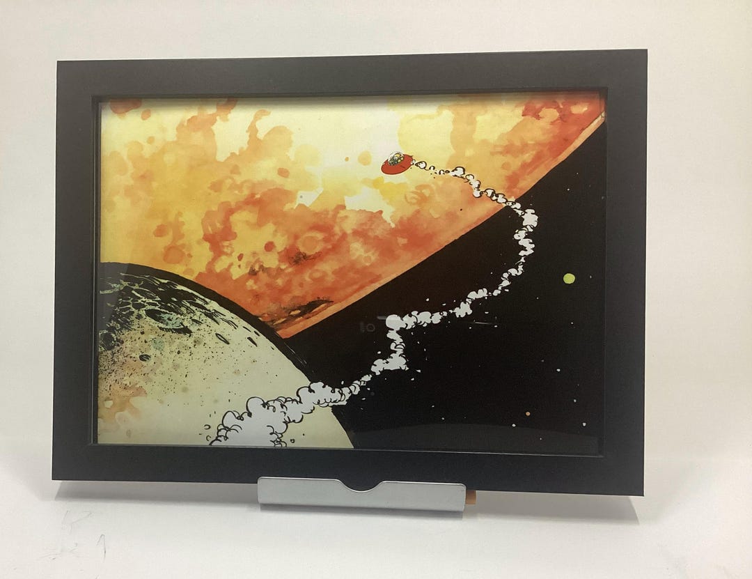 Calvin and Hobbes Spaceman Spiff Framed Print - Etsy
