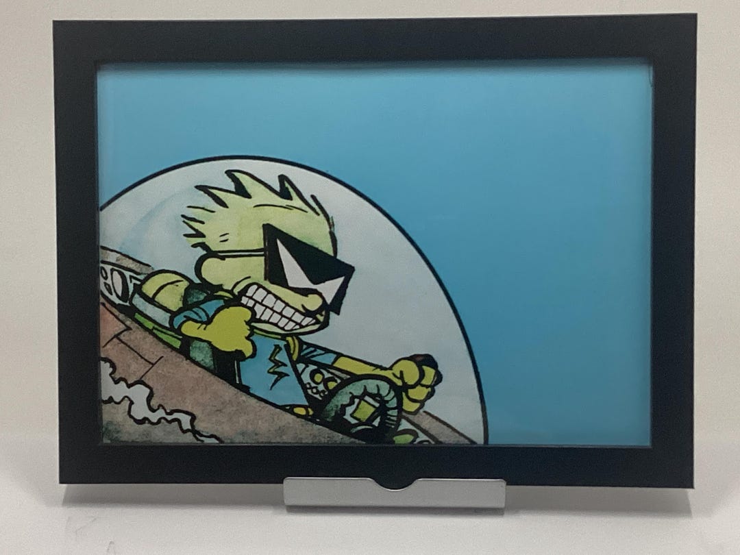 Calvin and Hobbes Spaceman Spiff Framed Print - Etsy