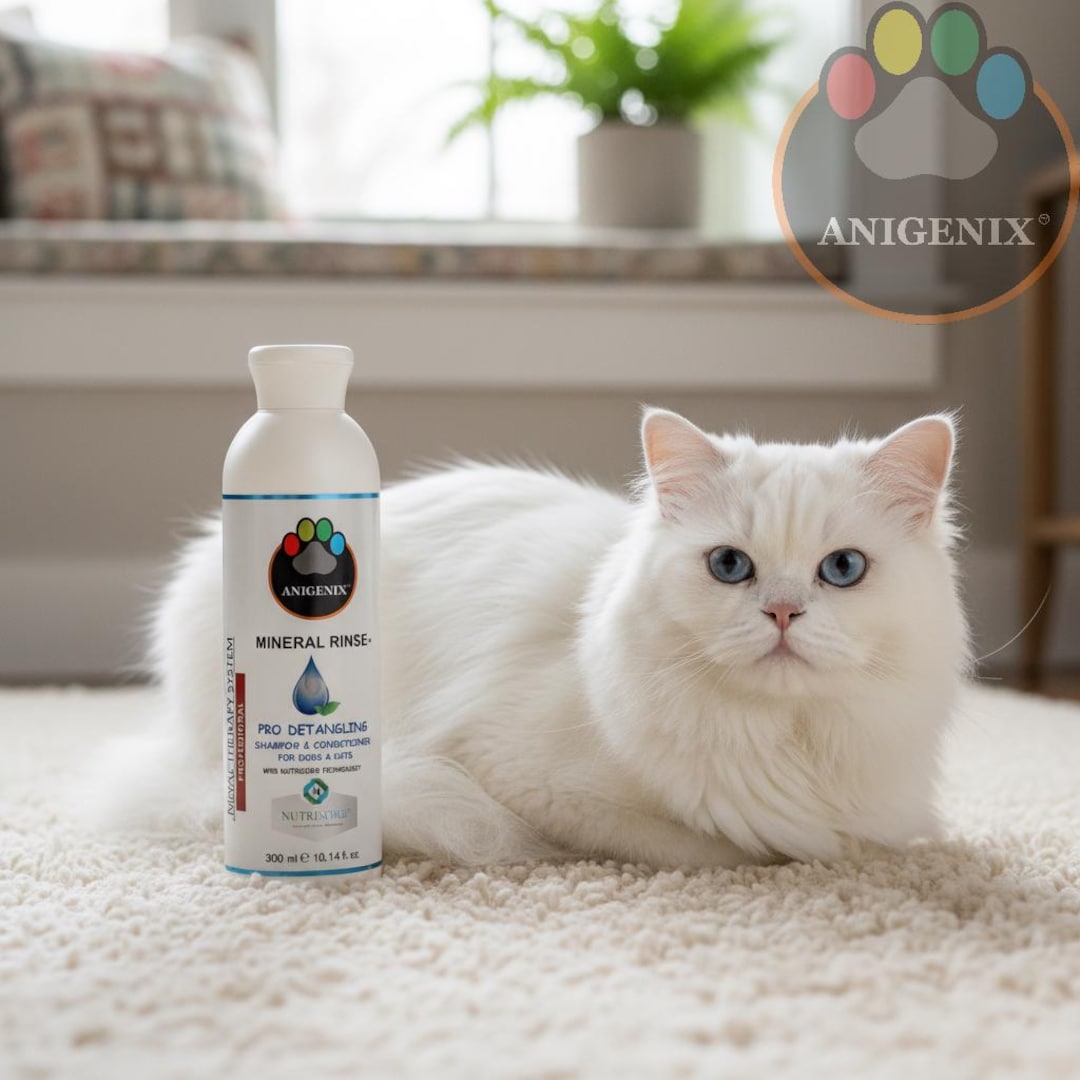 Mineral Anti-tangle Cat Hair Shampoo & Conditioner, Hypoallergenic Pro ...